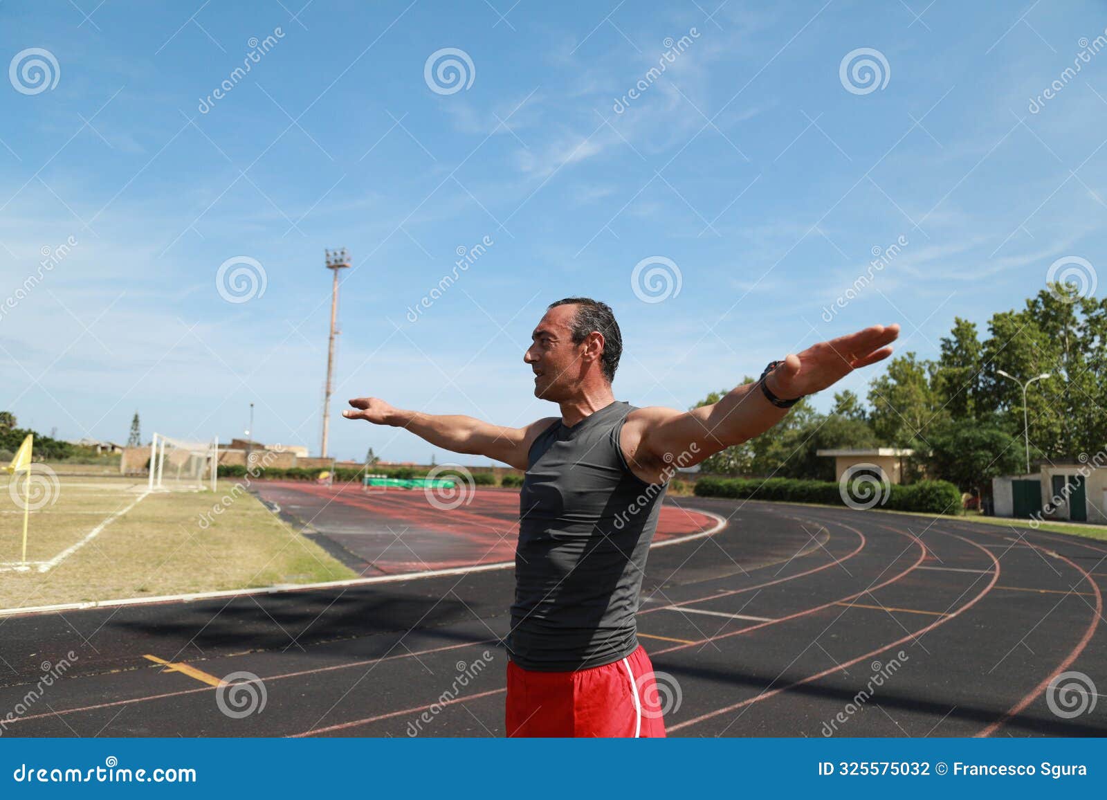 The Chest Training after the Race Stock Photo - Image of body, athletic ...