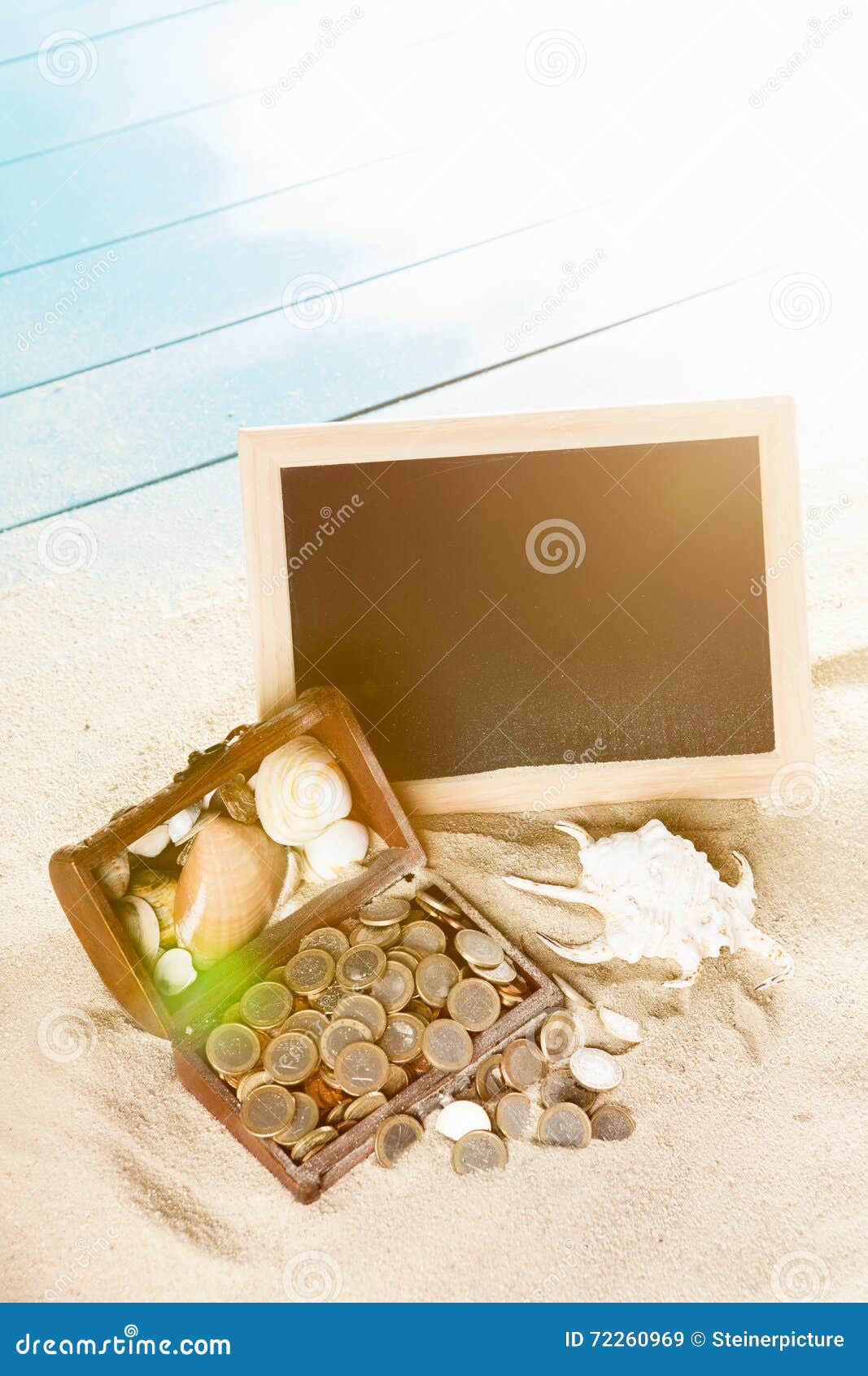 Chest treasure stock image. Image of value, sunshine - 72260969