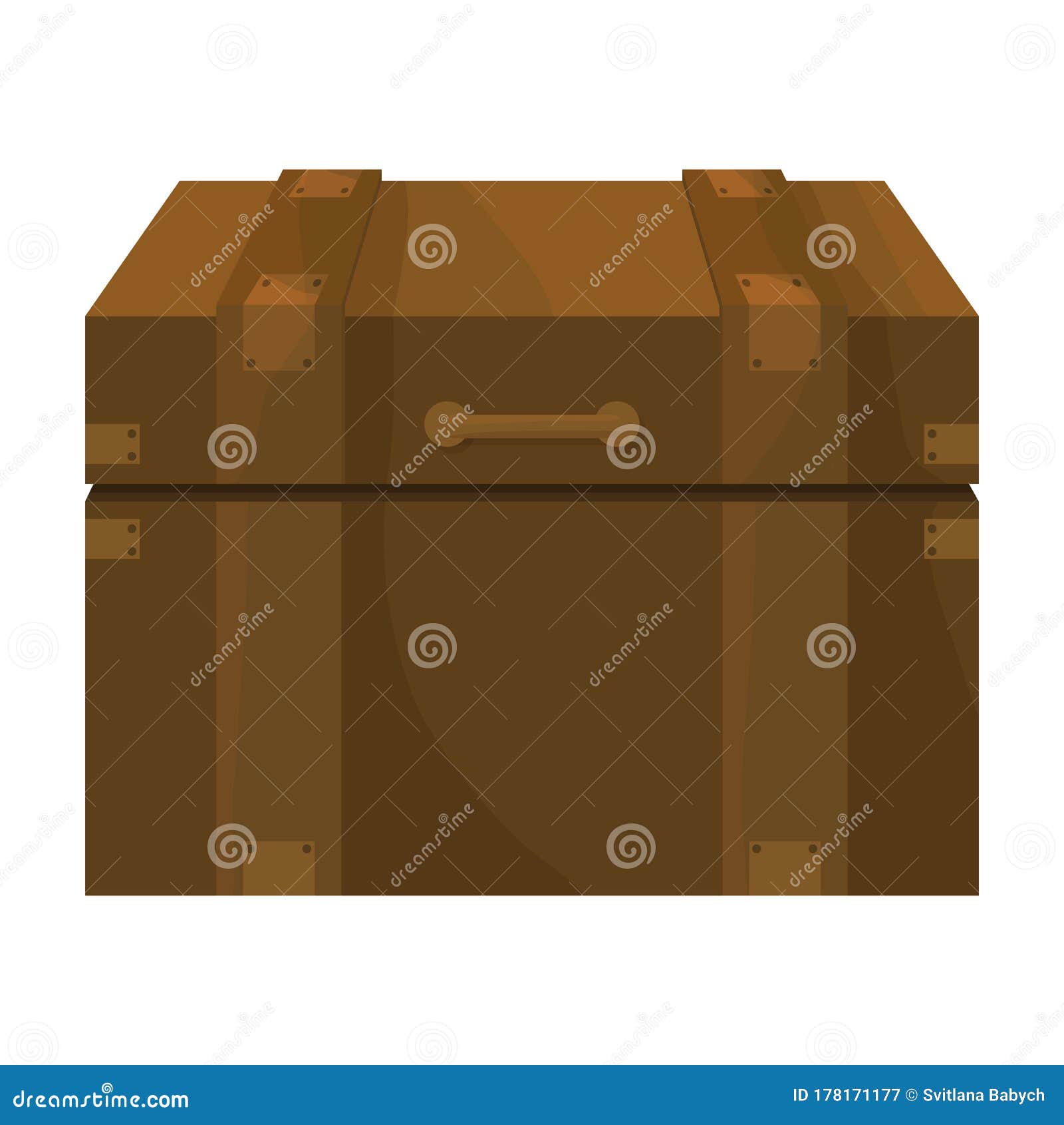 Chest Vector Icon.Cartoon Vector Icon Isolated on White Background ...