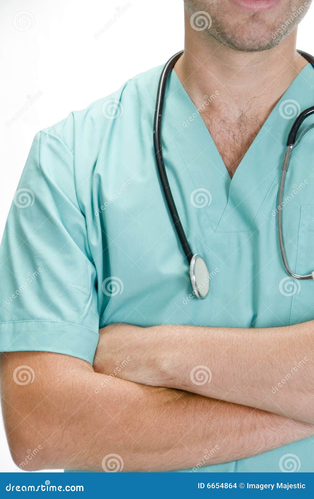 Chest view of young doctor stock photo. Image of posing - 6654864