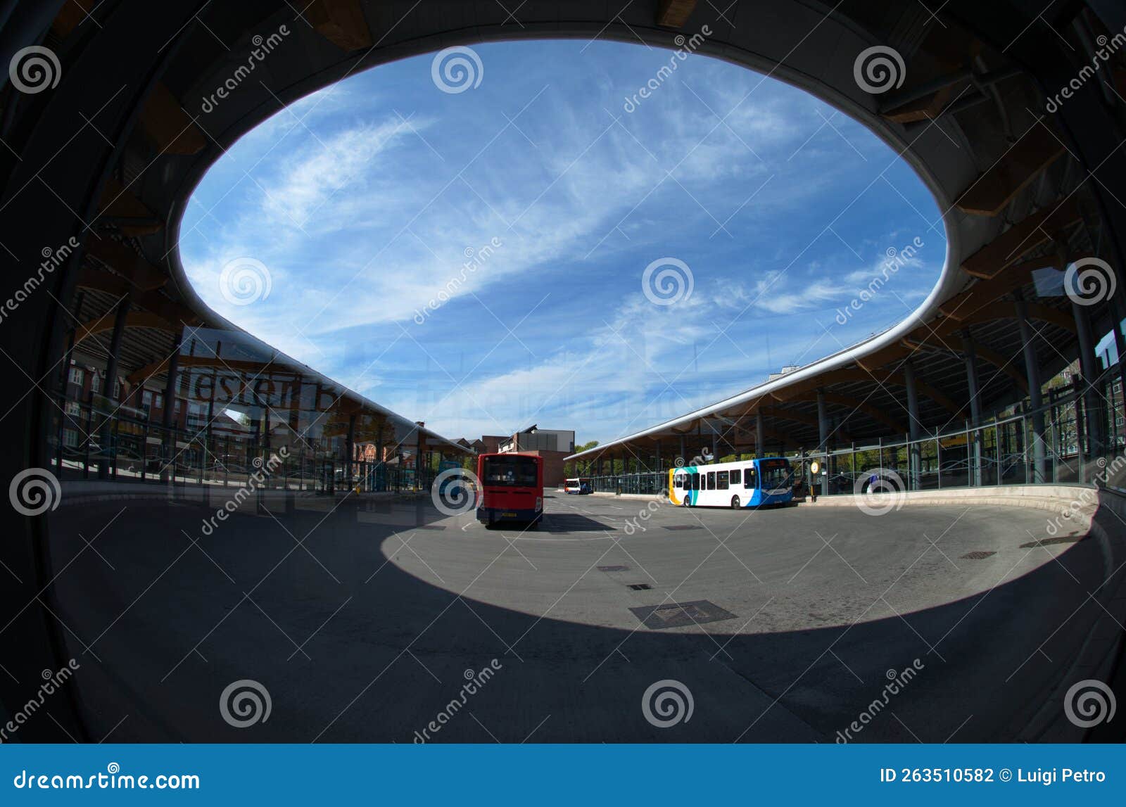 Chester Bus Interchange, Chester, England. Editorial Photography ...