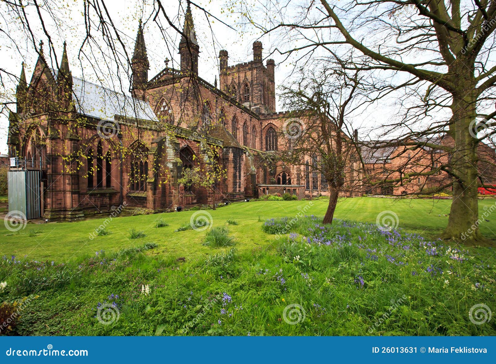 Chester Cathedral Cheshire England UK in Spring Editorial Photo - Image ...