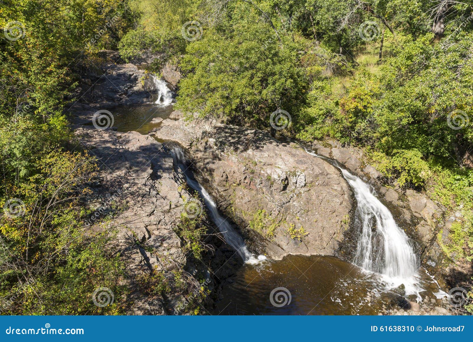Chester Creek Falls stock photo. Image of creek, falls - 61638310