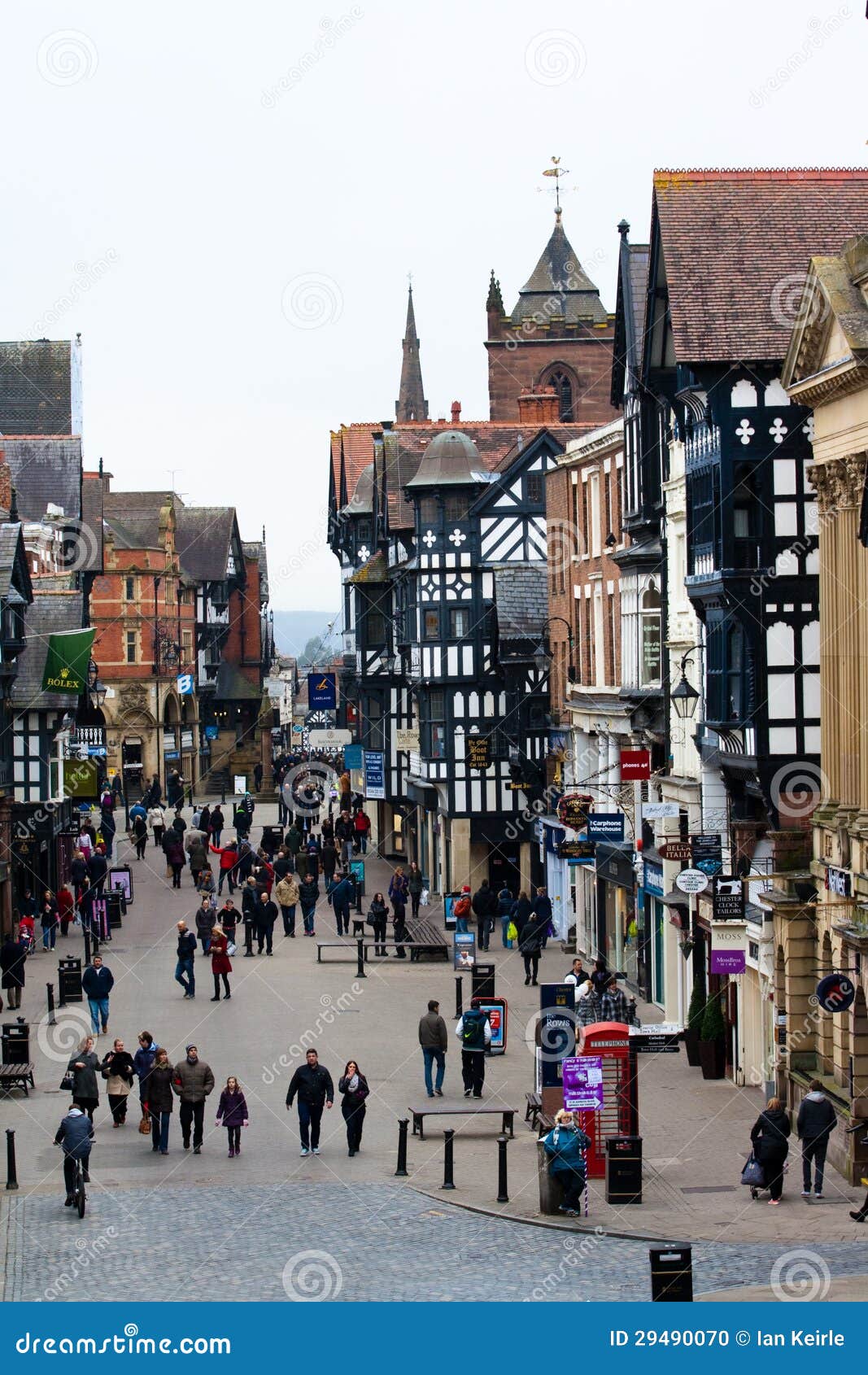 Chester High Street, Billboard Posters For Covid-19 Safety. Editorial ...
