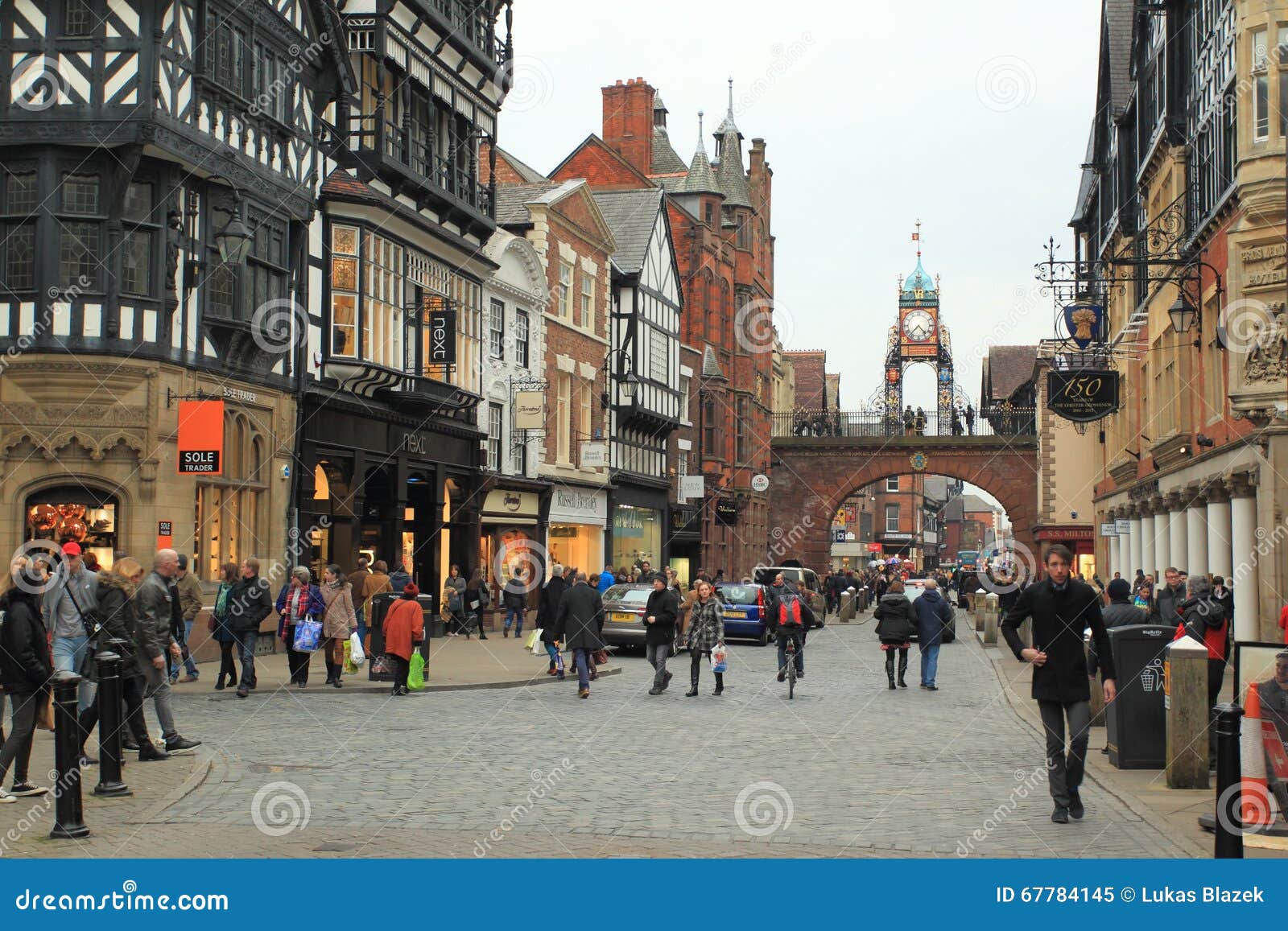 Chester editorial image. Image of travel, house, historic - 67784145