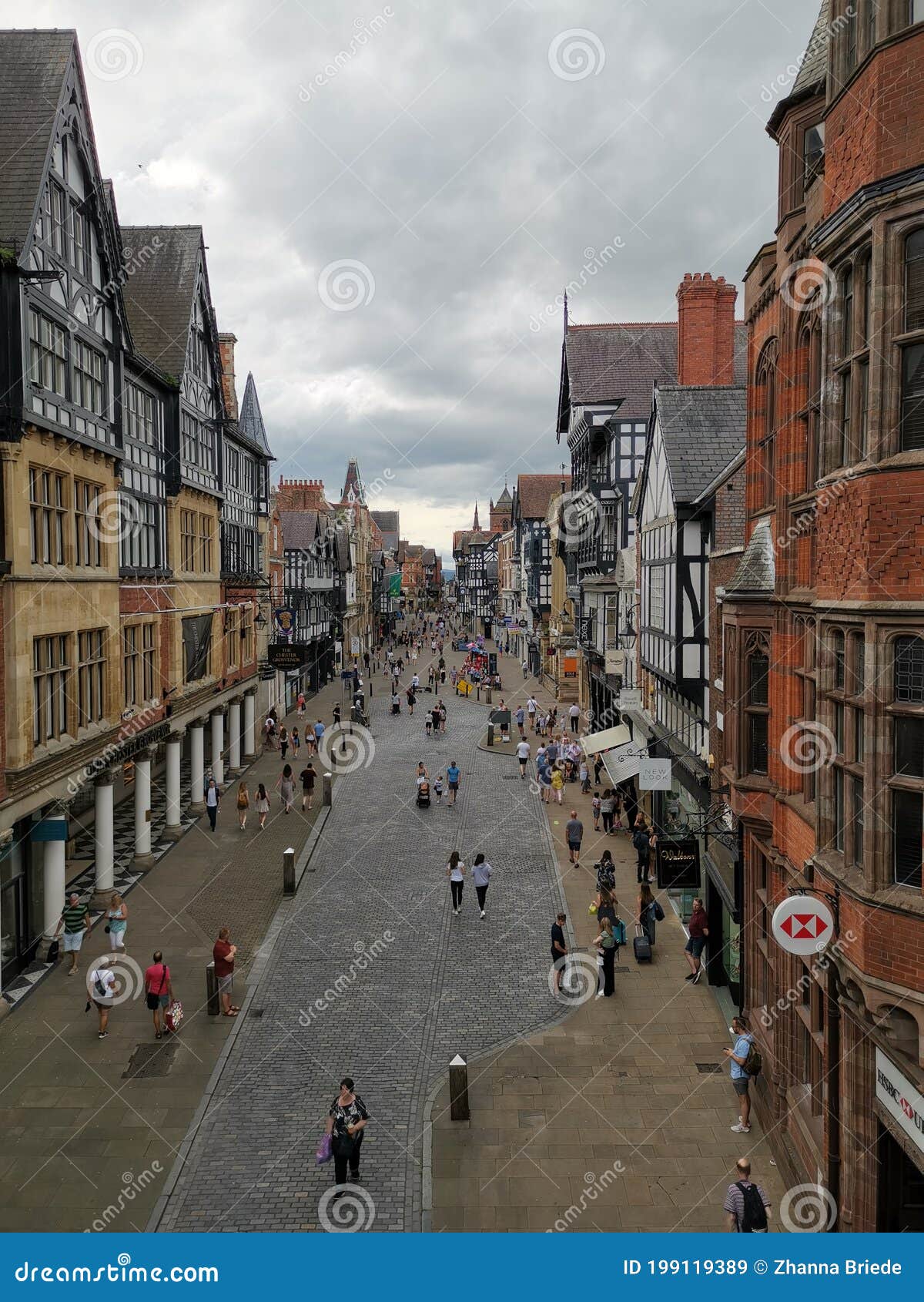Chester Old Town View in a Summer Afternoon in 2020 Editorial Stock ...
