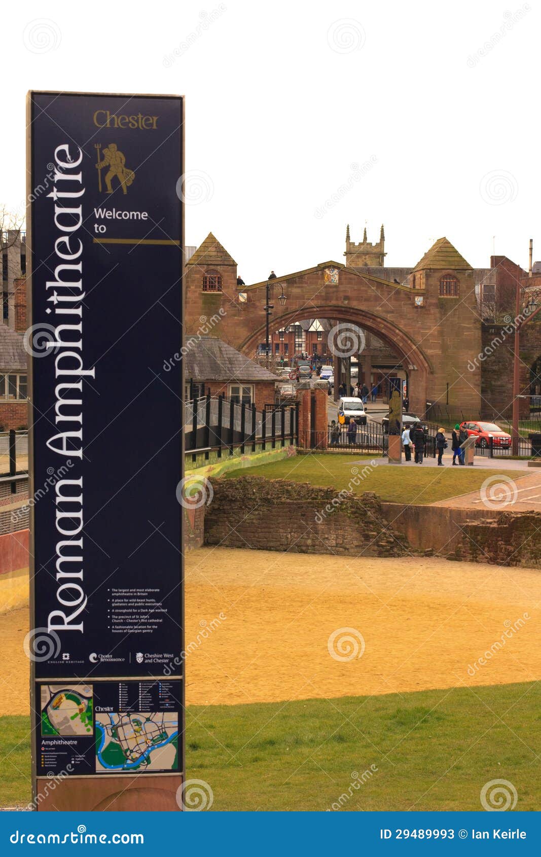 Chester Roman Amphitheatre editorial stock photo. Image of historical ...