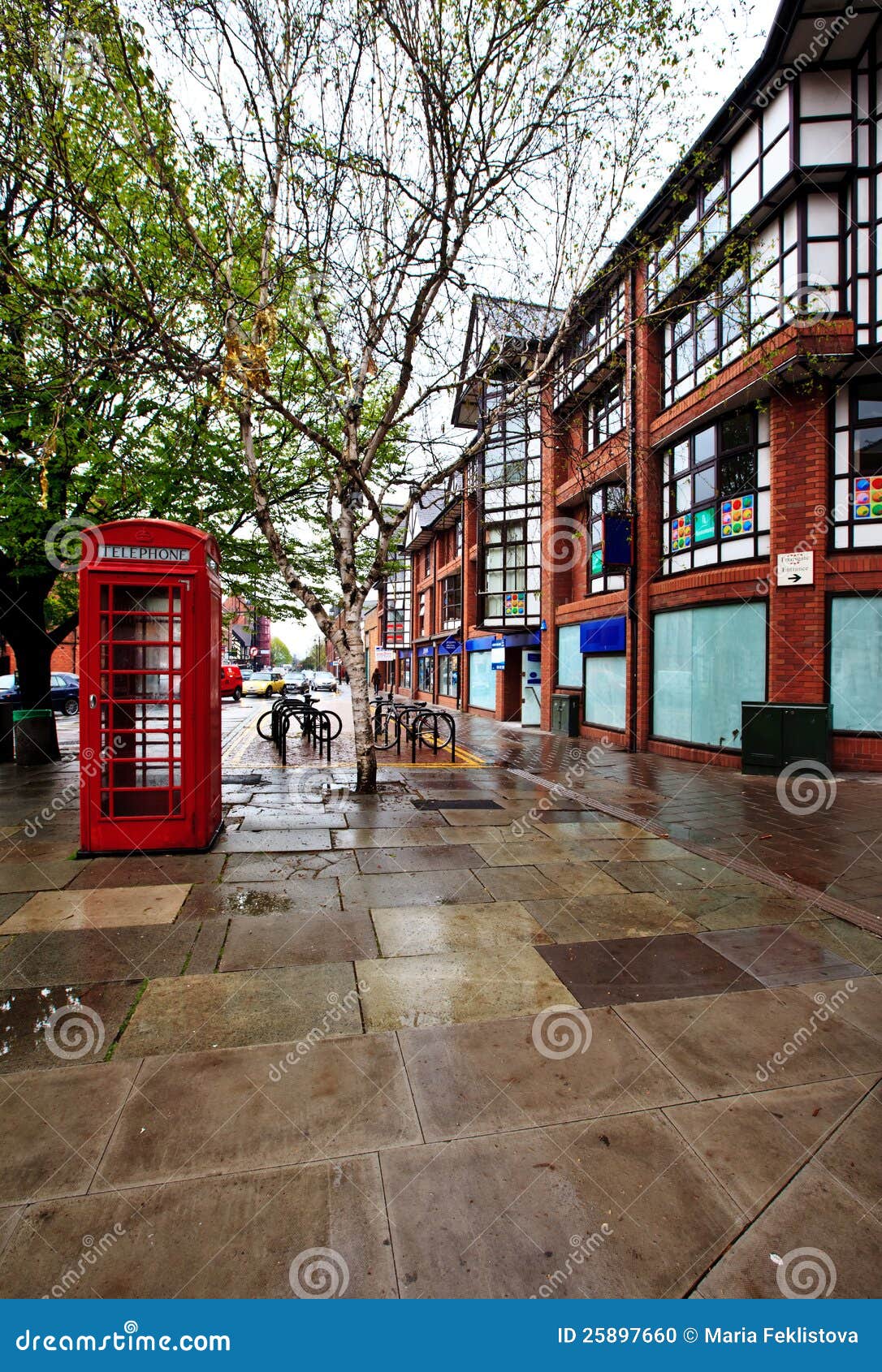 Chester streets, UK editorial image. Image of exterior - 25897660