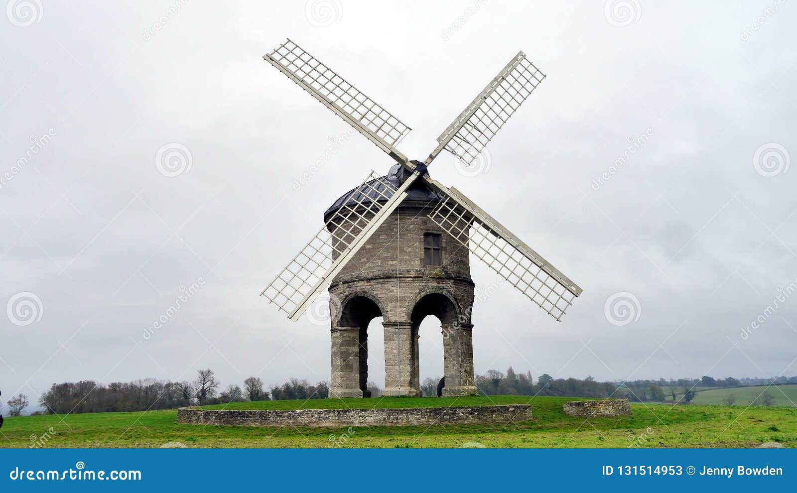 Chesterton Mill in the County of Warwickshire in England Stock Image ...