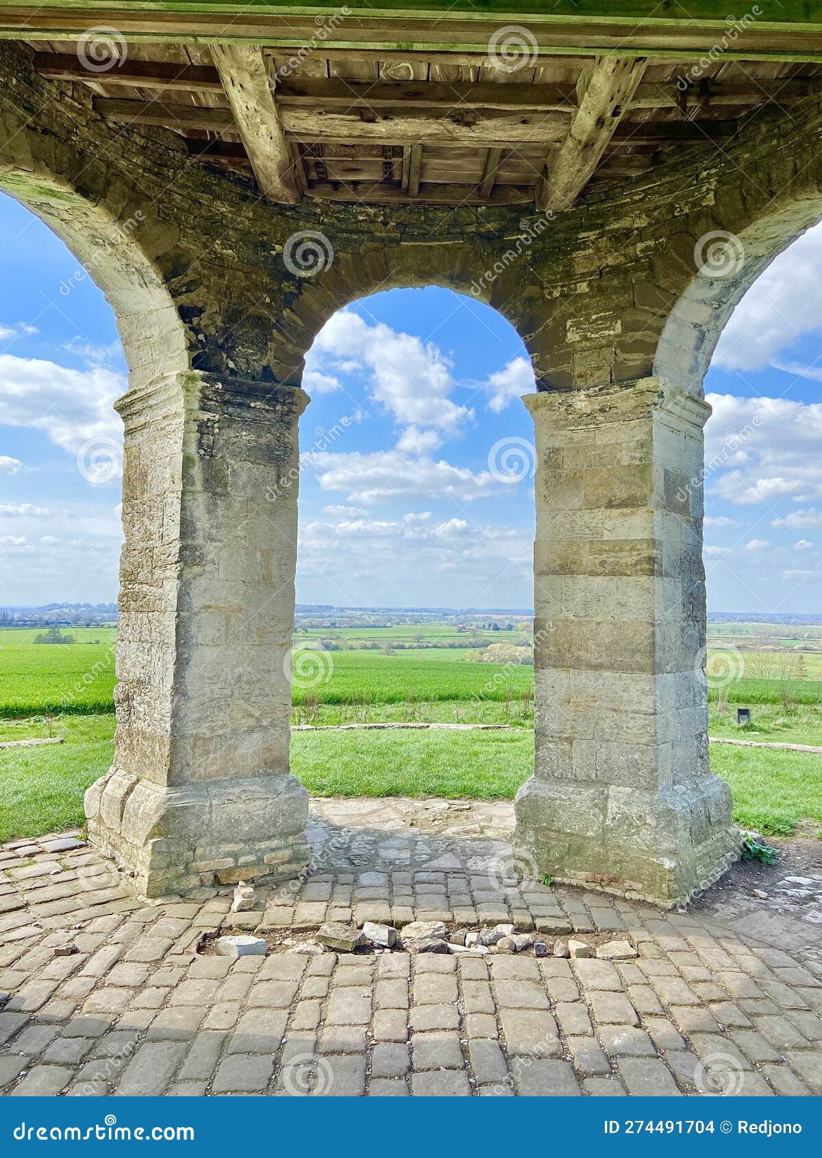 Chesterton Windmill in the Sunshine Stock Photo - Image of view, built ...