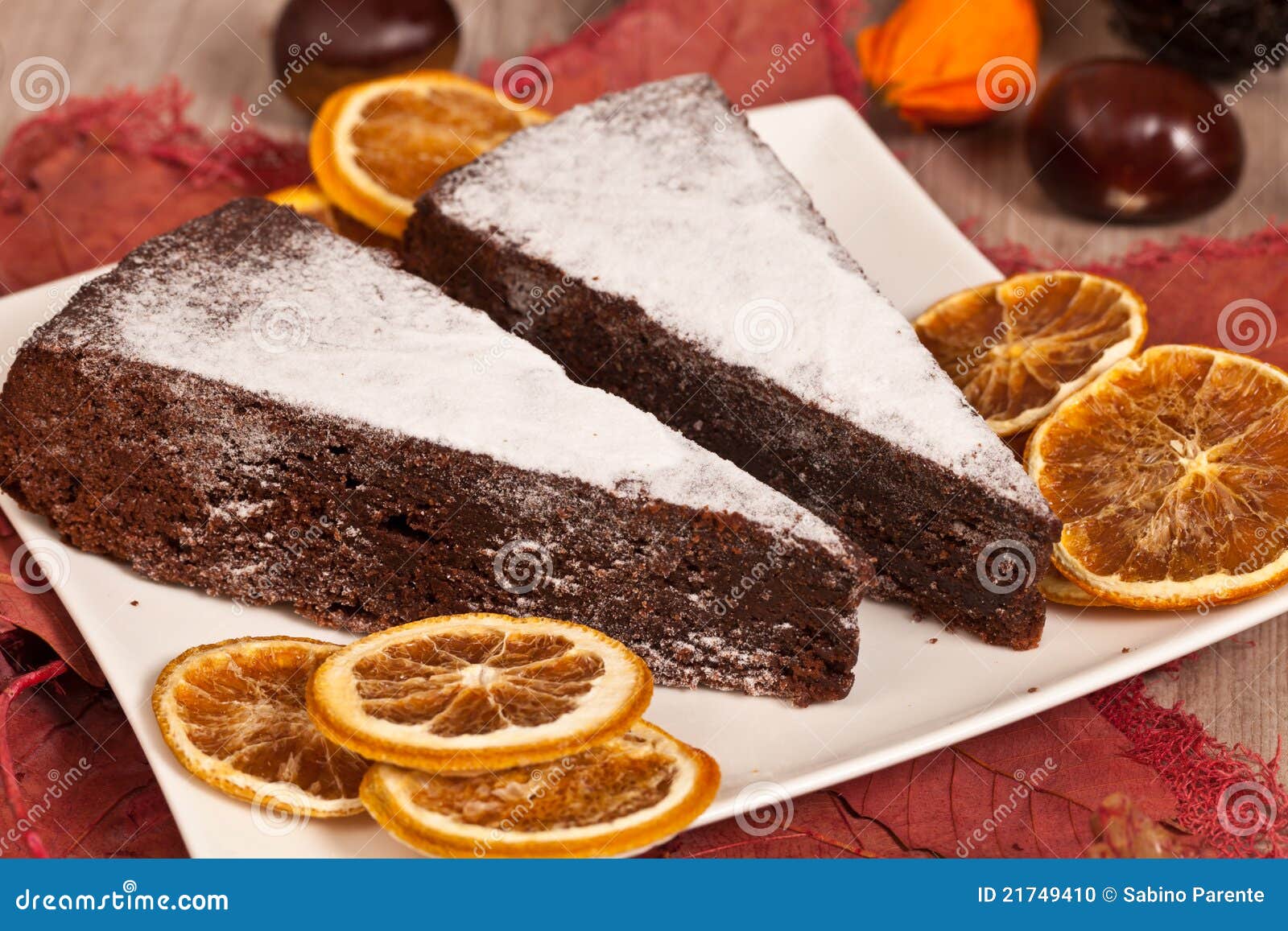 Chestnut cake stock photo. Image of tasty, calories, slice - 21749410