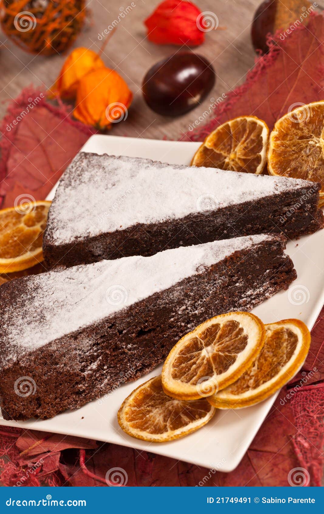 Chestnut cake stock image. Image of cake, sweet, autumn - 21749491