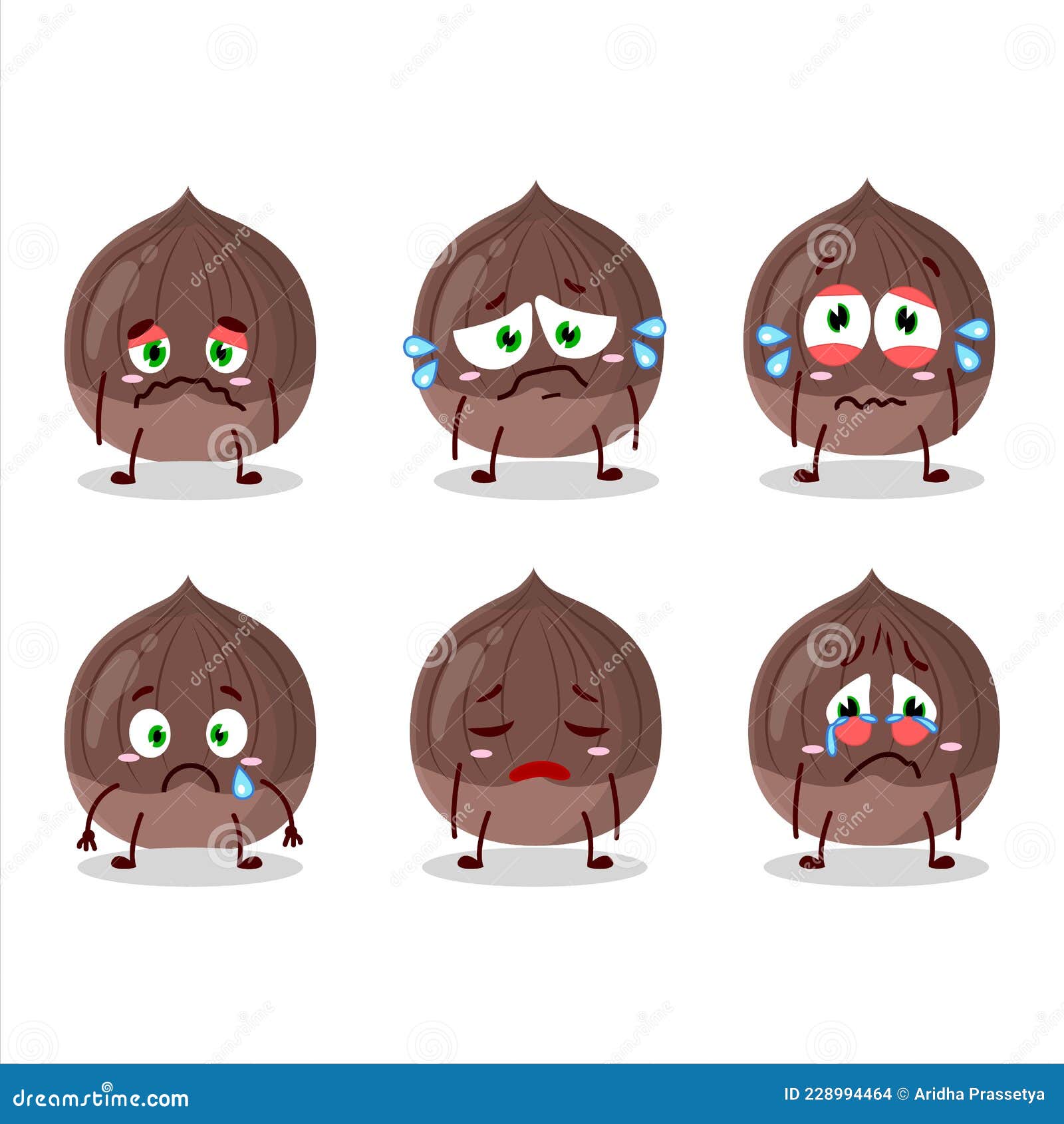 Chestnut Character With Thumbs Up Cartoon Vector | CartoonDealer.com ...