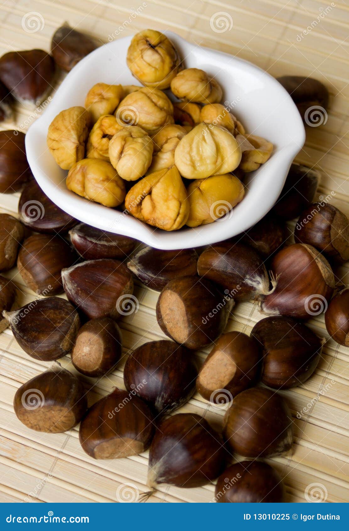 Chestnut fruit stock image. Image of peeled, food, cooked - 13010225