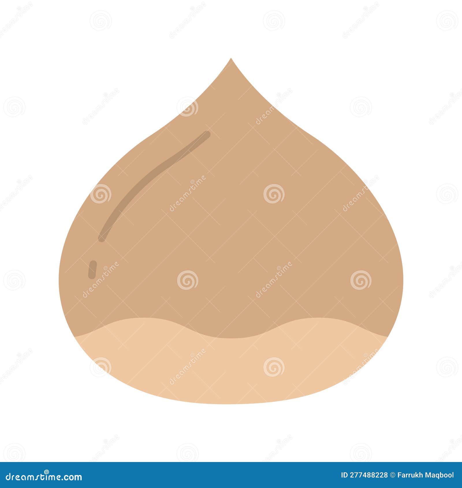 Chestnut Icon Vector Image. Stock Vector - Illustration of nature ...