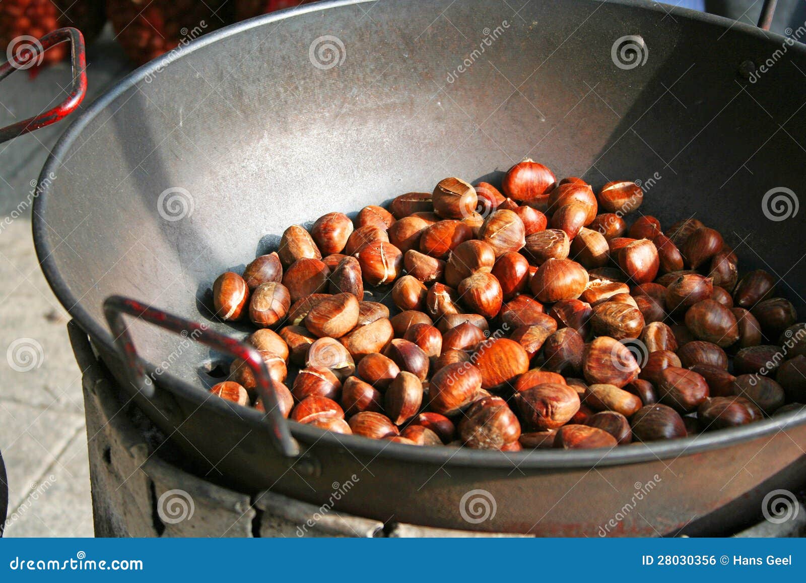 Chestnut stand stock photo. Image of meal, food, close - 28030356