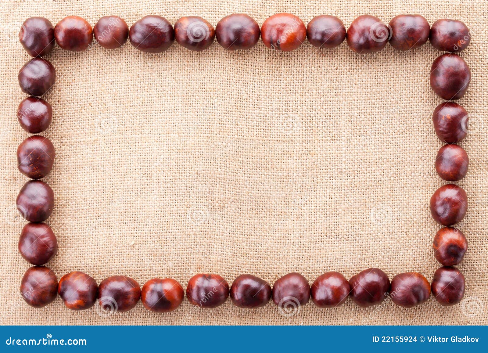 Chestnuts frame stock photo. Image of closeup, arrangement - 22155924