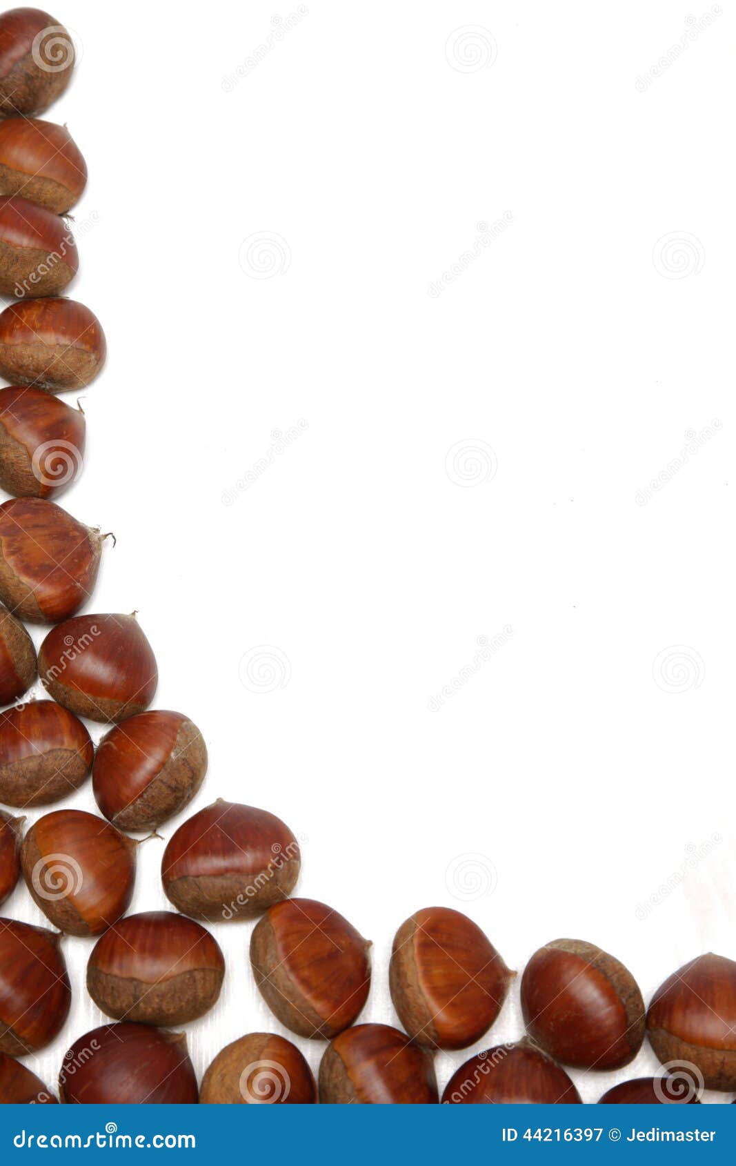 Chestnuts frame stock image. Image of close, organic - 44216397