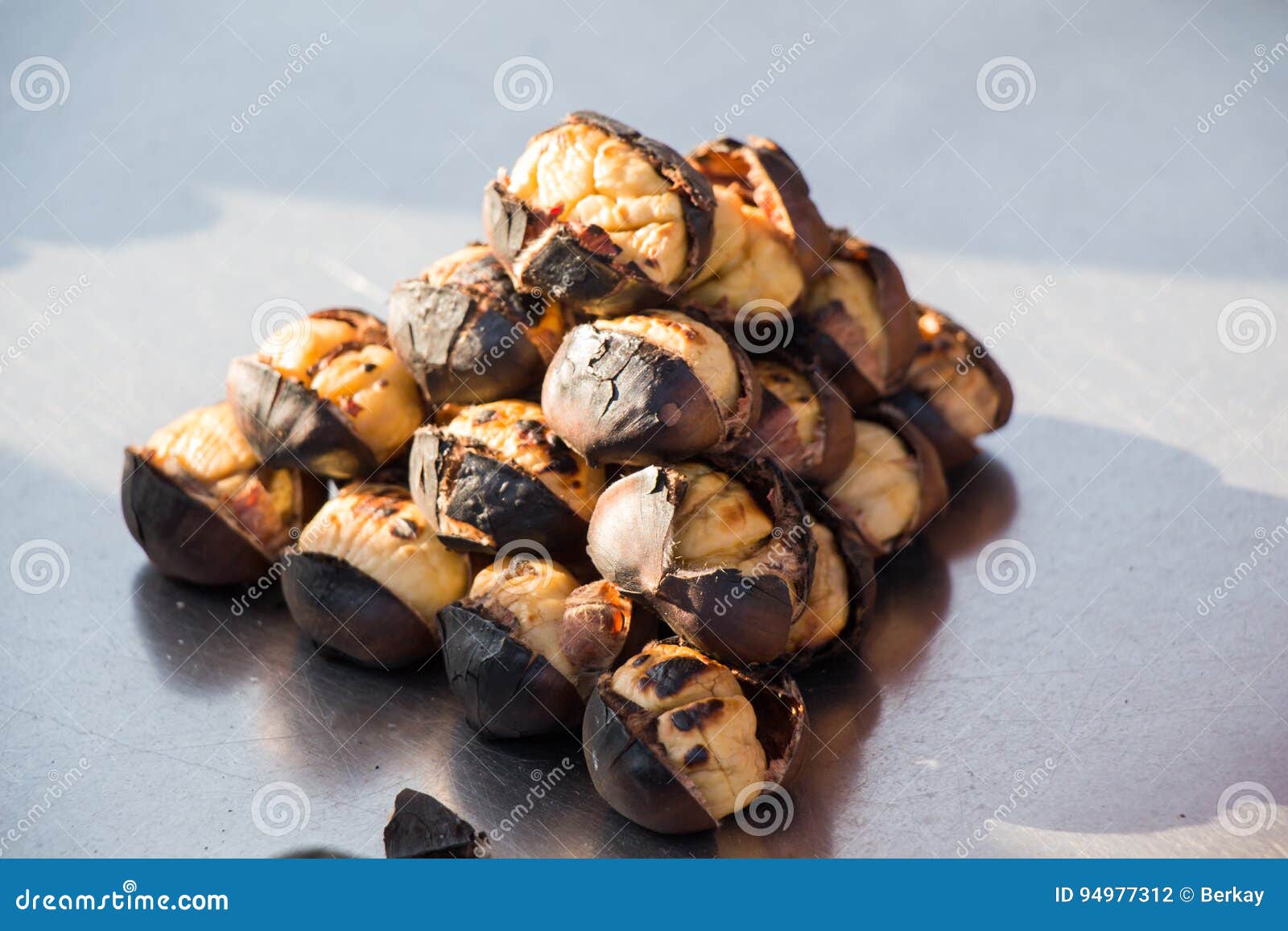 Chestnuts Roasted Over a Hot Fire Stock Photo - Image of brown, natural ...