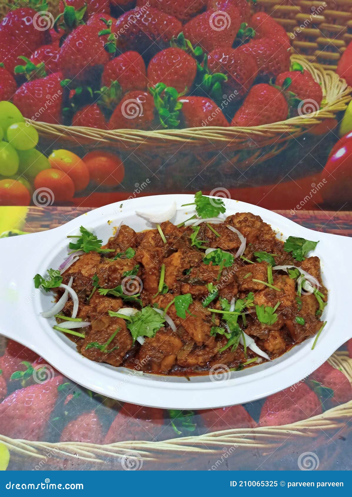 Chettinad De Pollo Al Estilo Indio Del Sur Imagen de archivo - Imagen ...