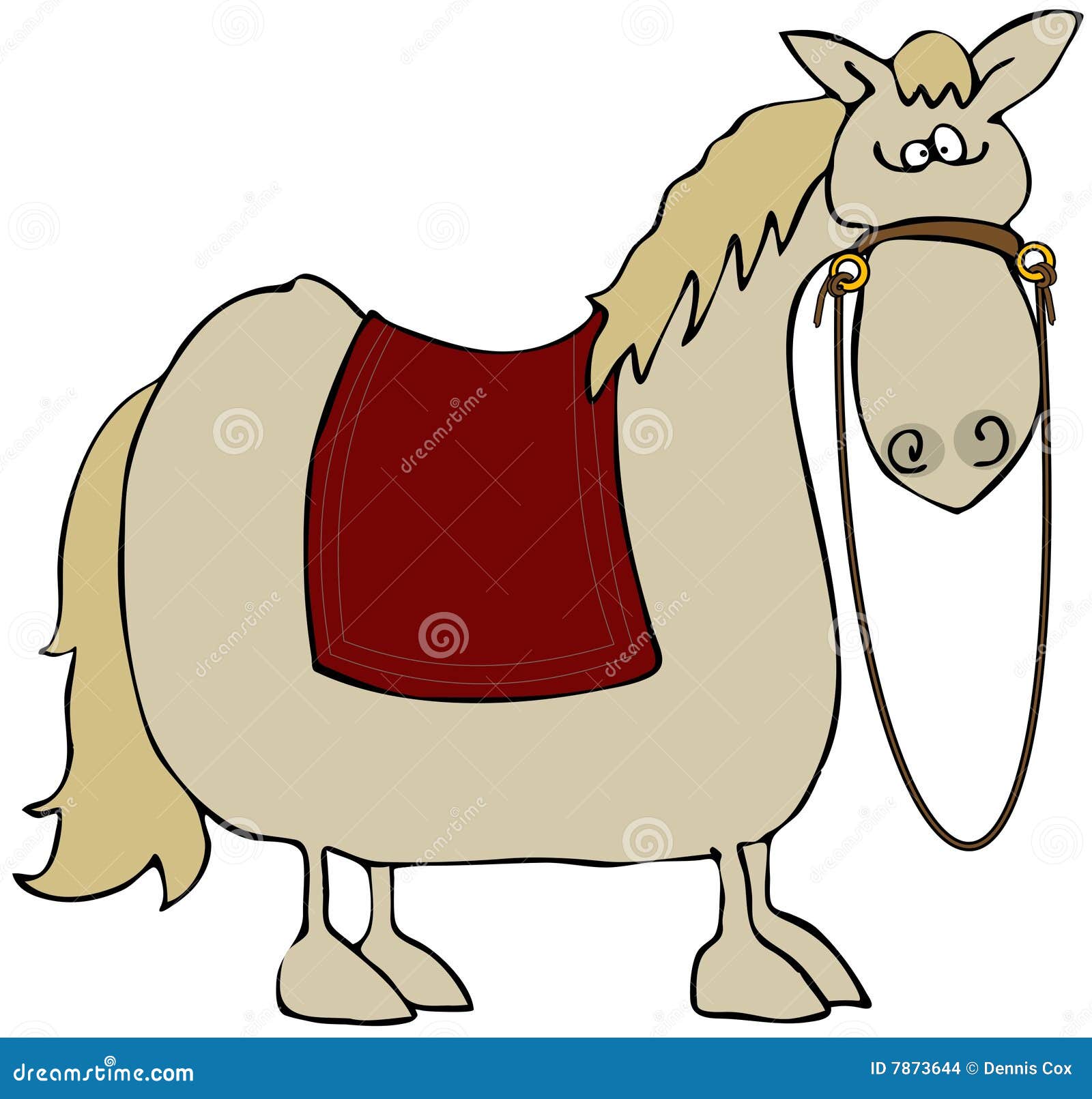 Cheval ahuri illustration stock. Illustration du illustration - 7873644