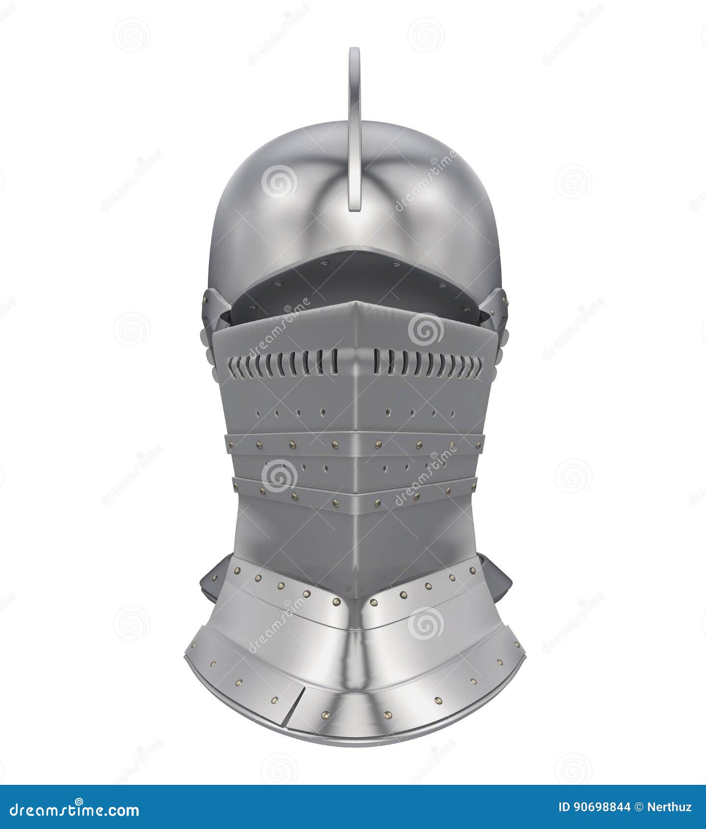 Chevalier Helmet Isolated illustration stock. Illustration du antique ...