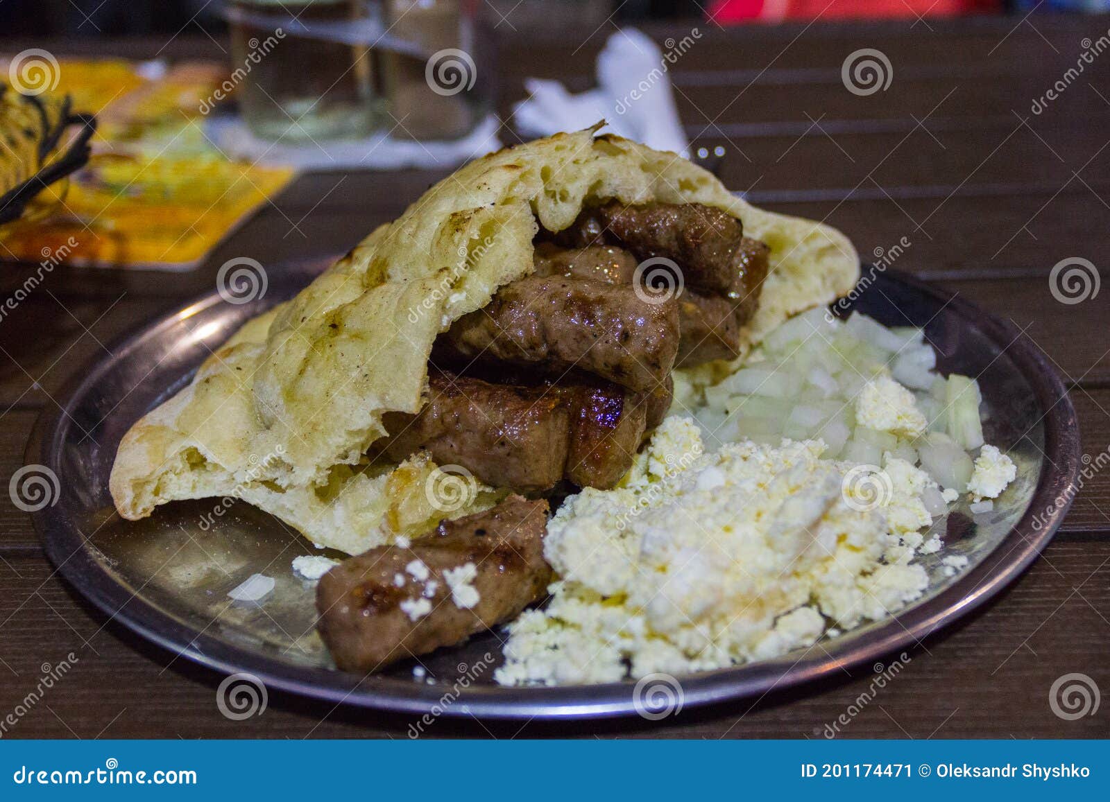 Chevapi is a Traditional Dish of Balkan Cuisine Stock Image - Image of ...