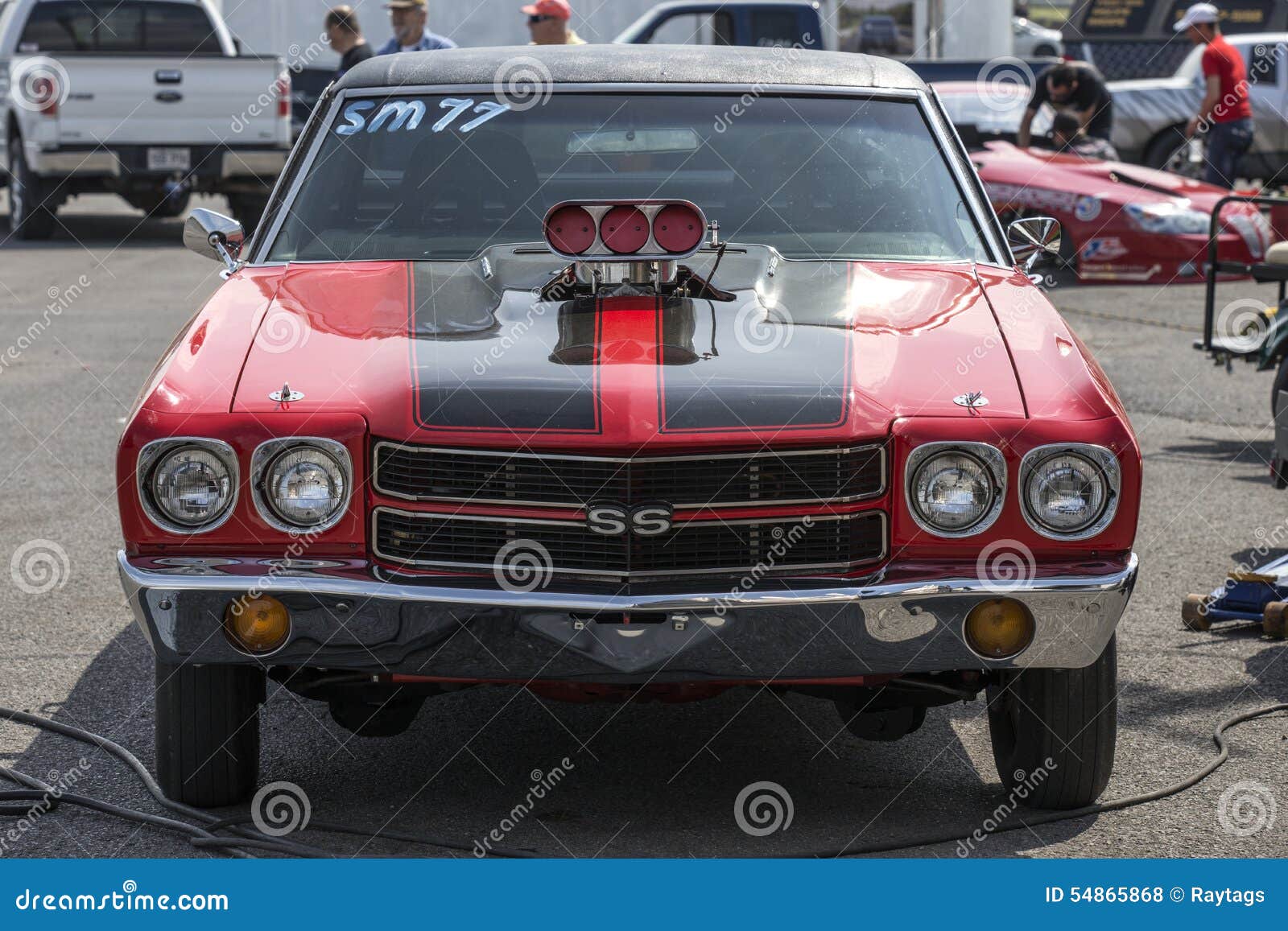 Chevelle front end editorial stock photo. Image of show - 54865868