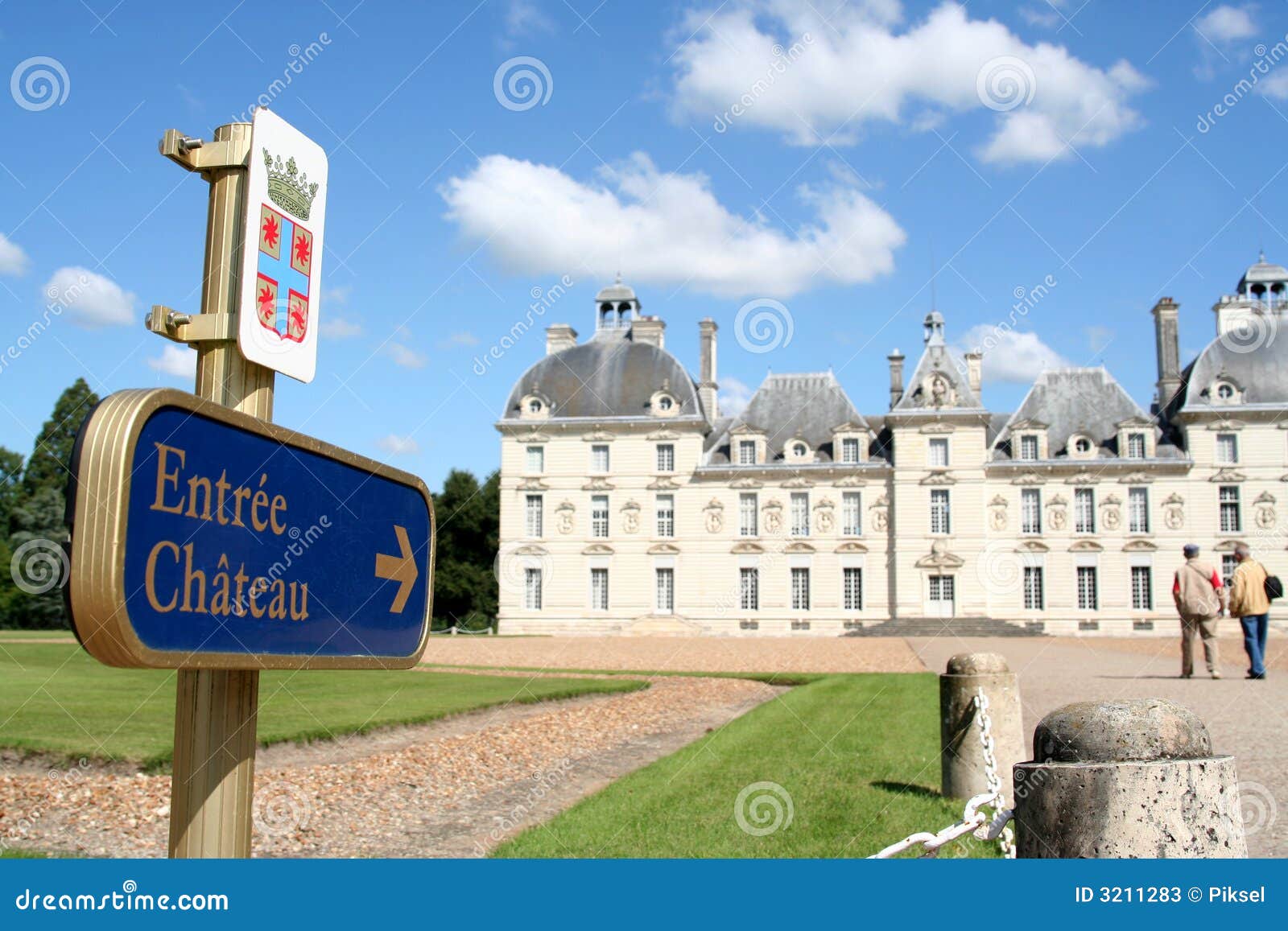 Cheverny Castle, France stock image. Image of europe, summer - 3211283