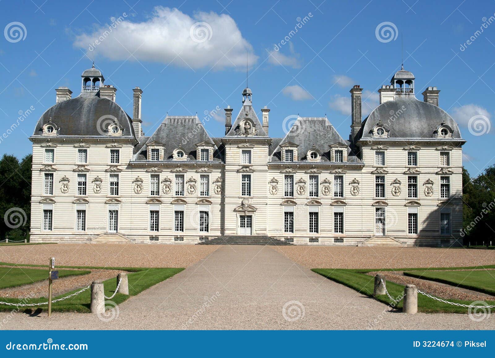 Cheverny Castle, France stock photo. Image of castles - 3224674