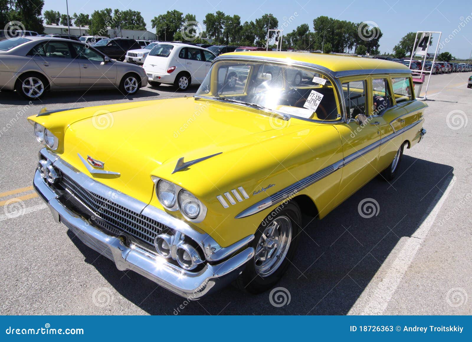 Chevrolet Bel Air Impala 1958 Editorial Stock Photo - Image of clunker ...