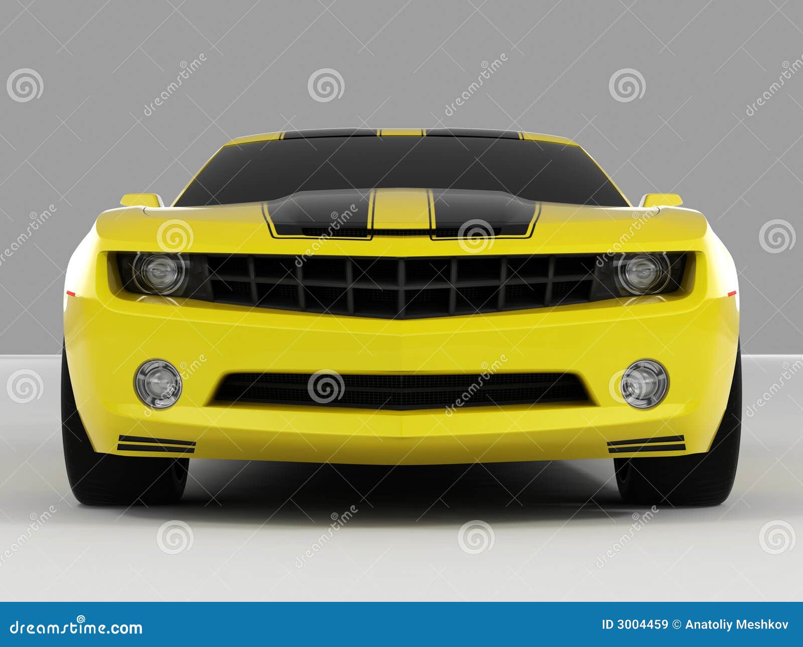 Chevrolet Camaro Concept 2009 Stock Image - Image of silver, headlight ...