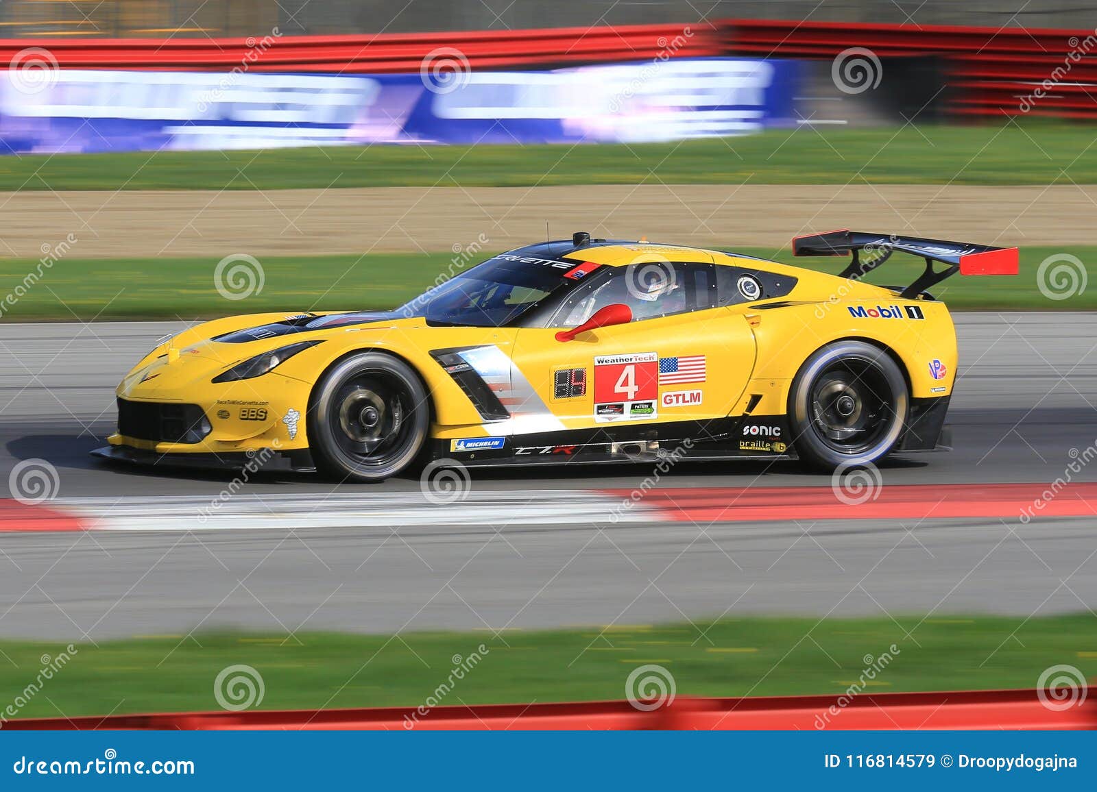 Chevrolet Corvette C7 R El Competir Con Imagen de archivo editorial ...