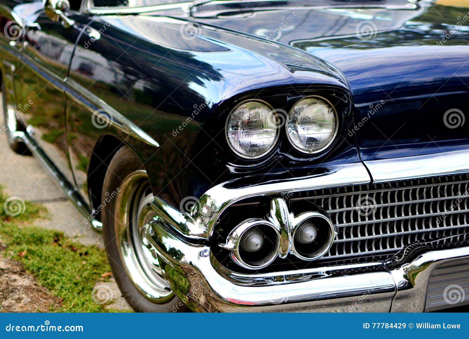 58 Chevrolet headlight editorial stock image. Image of transportation ...