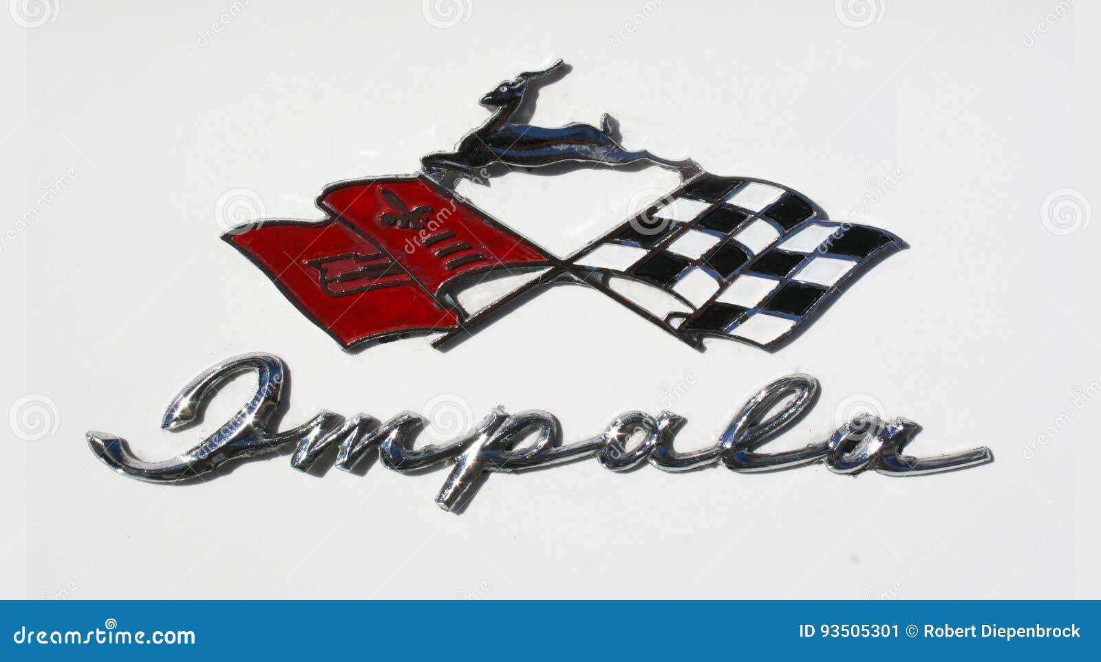 Chevrolet Impala Emblem Och Chrome Skrift Redaktionell Bild - Bild av ...