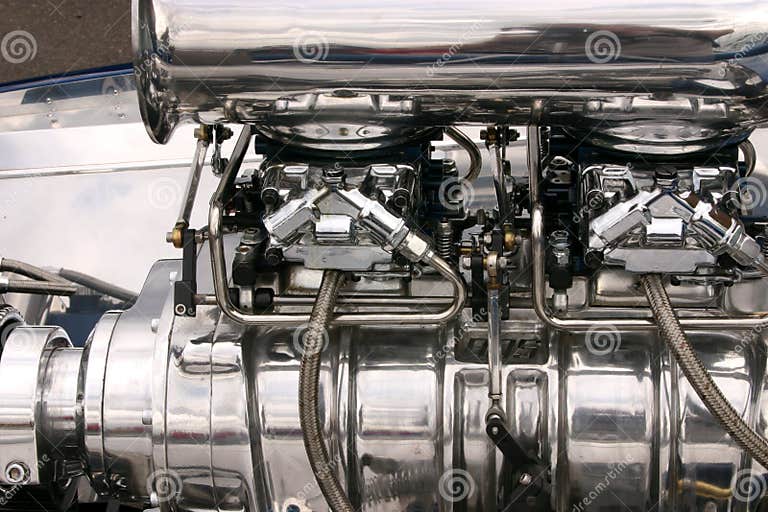 Chevrolet Racing Engine stock image. Image of classic - 1351661