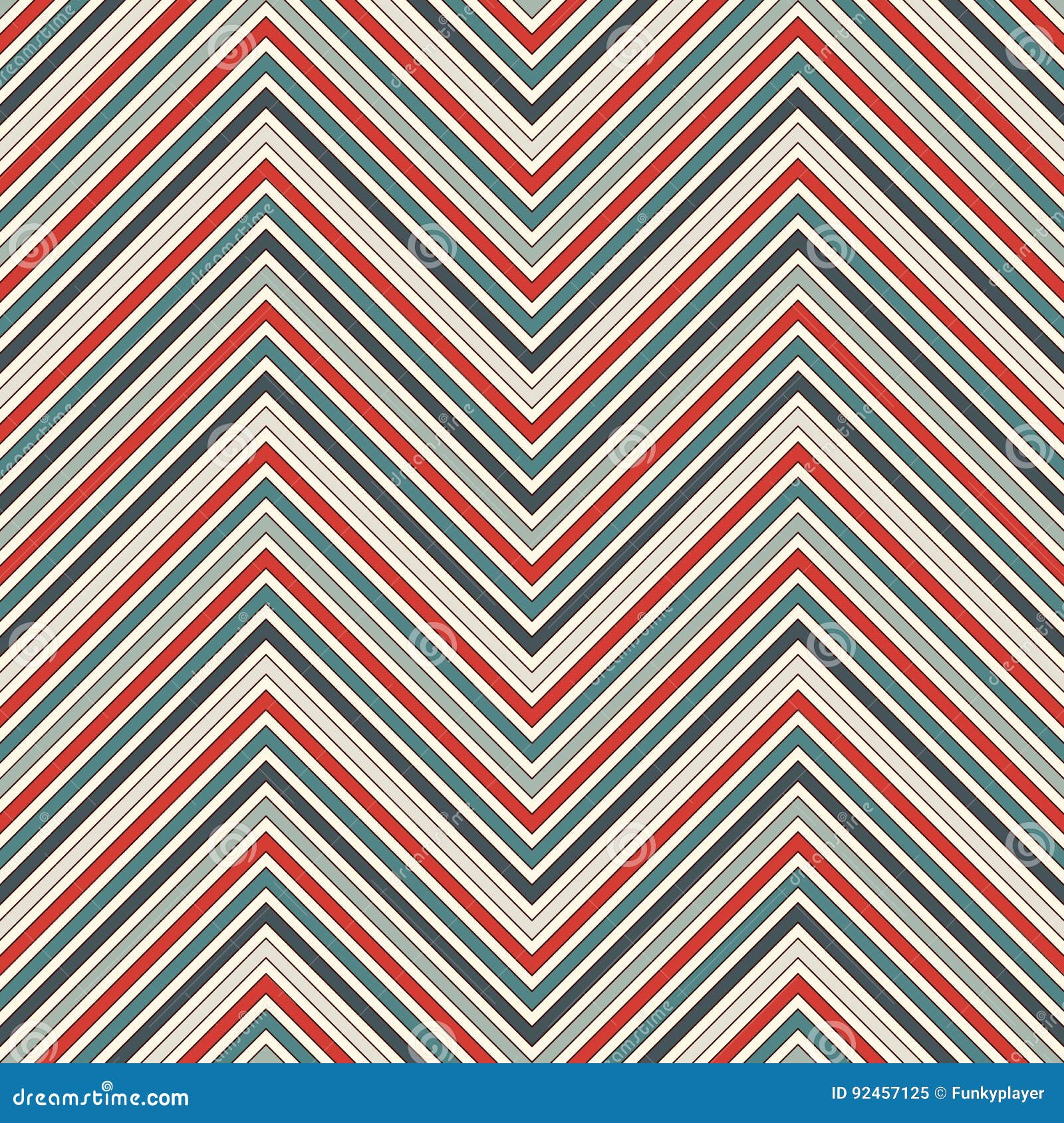 Chevron Abstract Background. Retro Seamless Pattern with Classic ...
