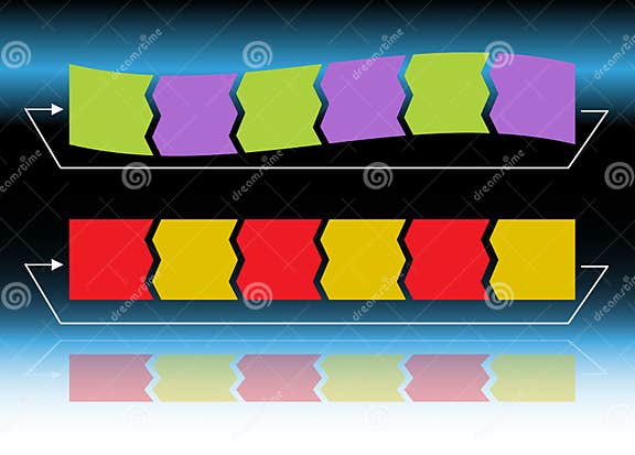Chevron Chart stock vector. Illustration of project, business - 15034285