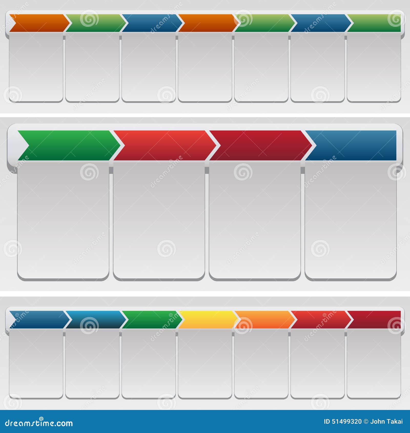Chevron Chart Set Vector Illustration | CartoonDealer.com #51499320
