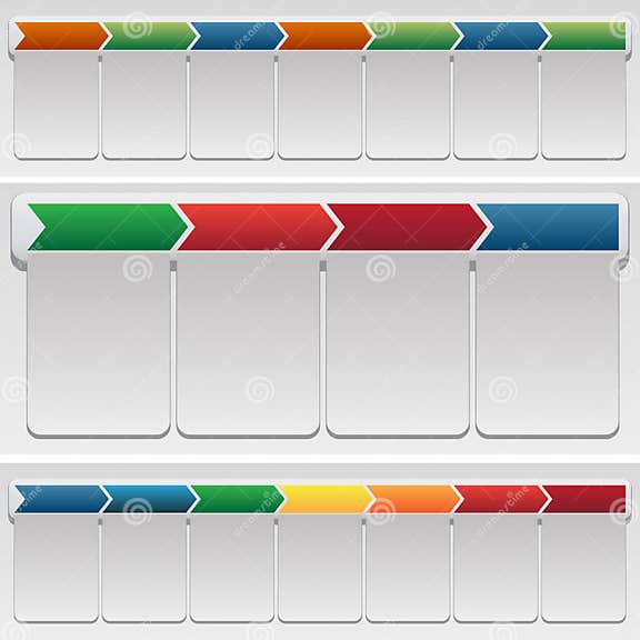 Chevron Chart Set stock vector. Illustration of blank - 51499320