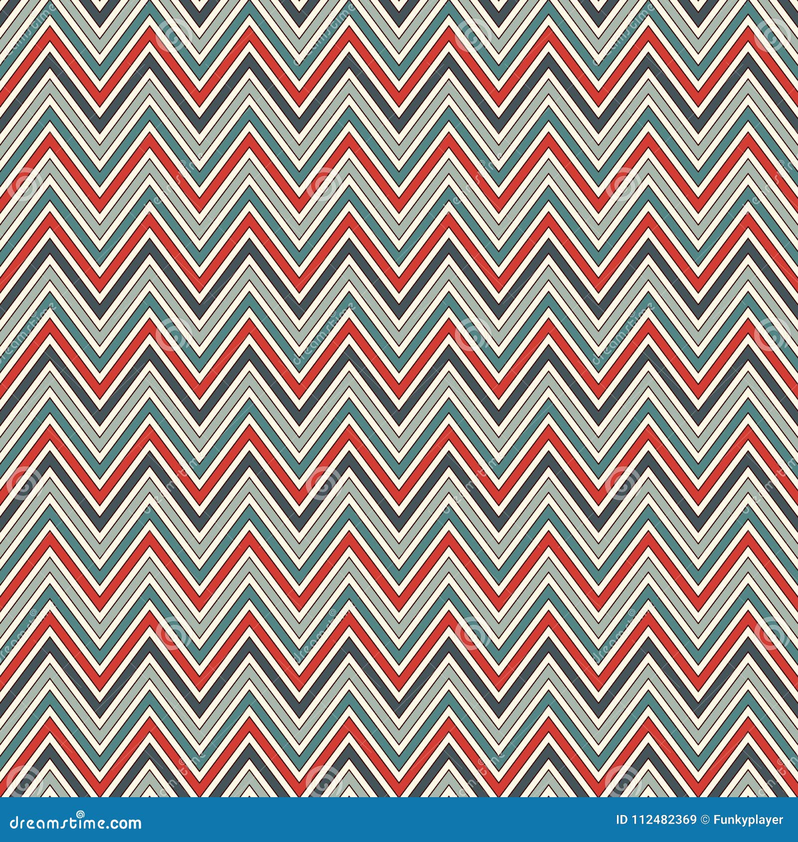 Chevron Abstract Background. Retro Seamless Pattern with Classic ...