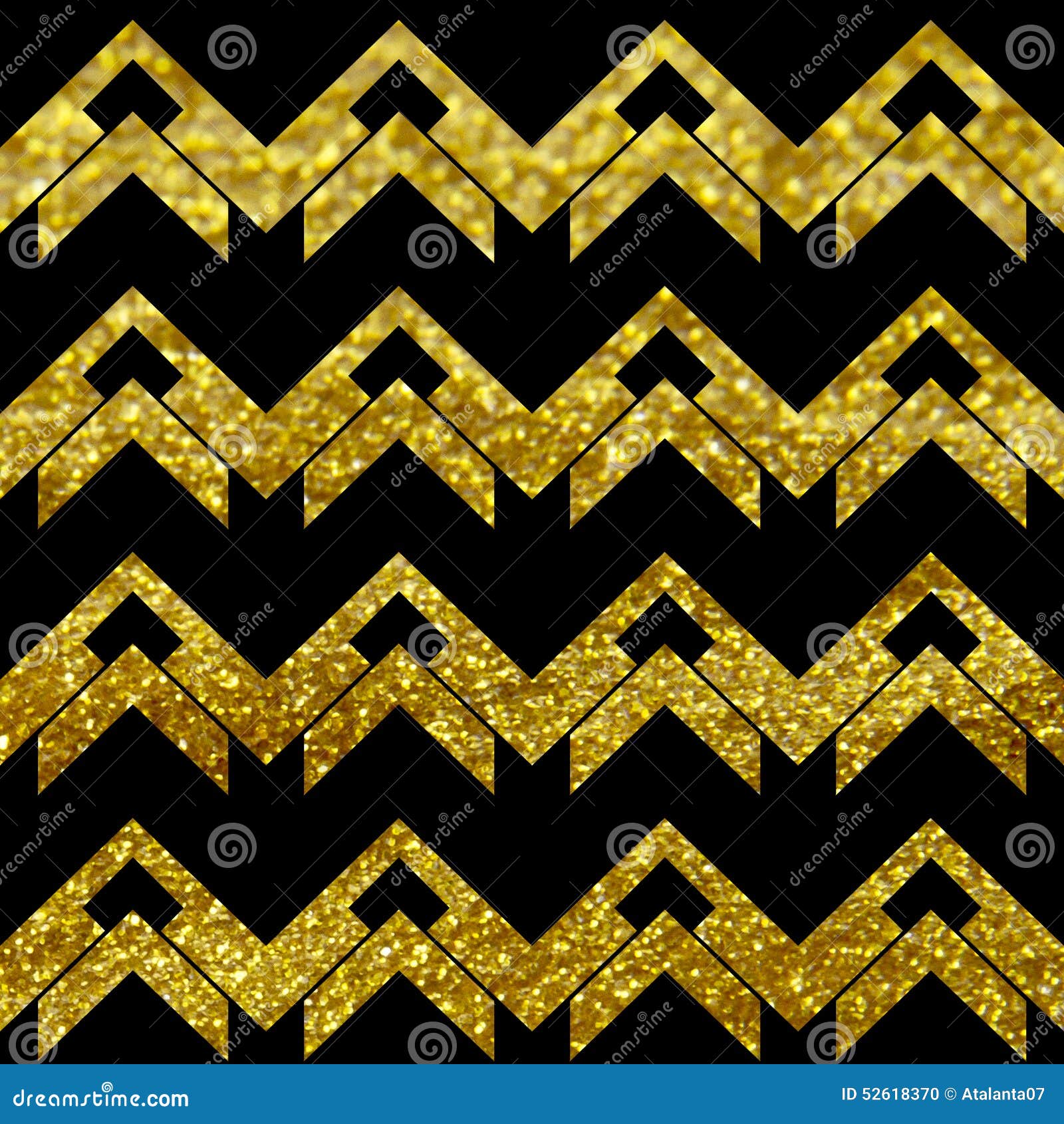 Chevron glitters golden stock illustration. Illustration of chevron ...