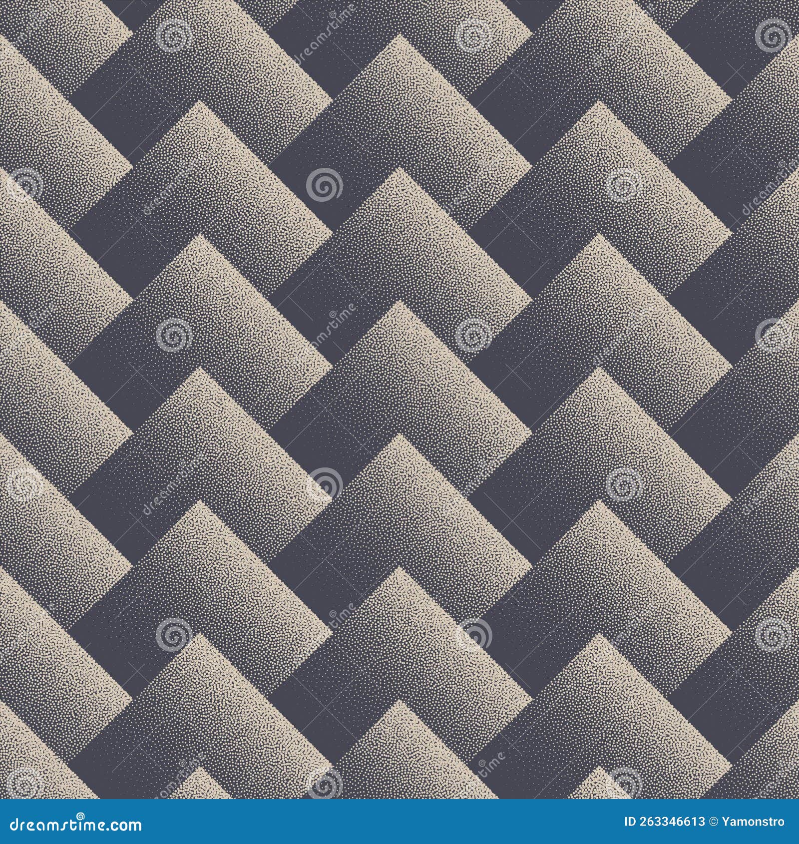 Chevron Herringbone Geometric Seamless Pattern Vector Dotted Abstract ...