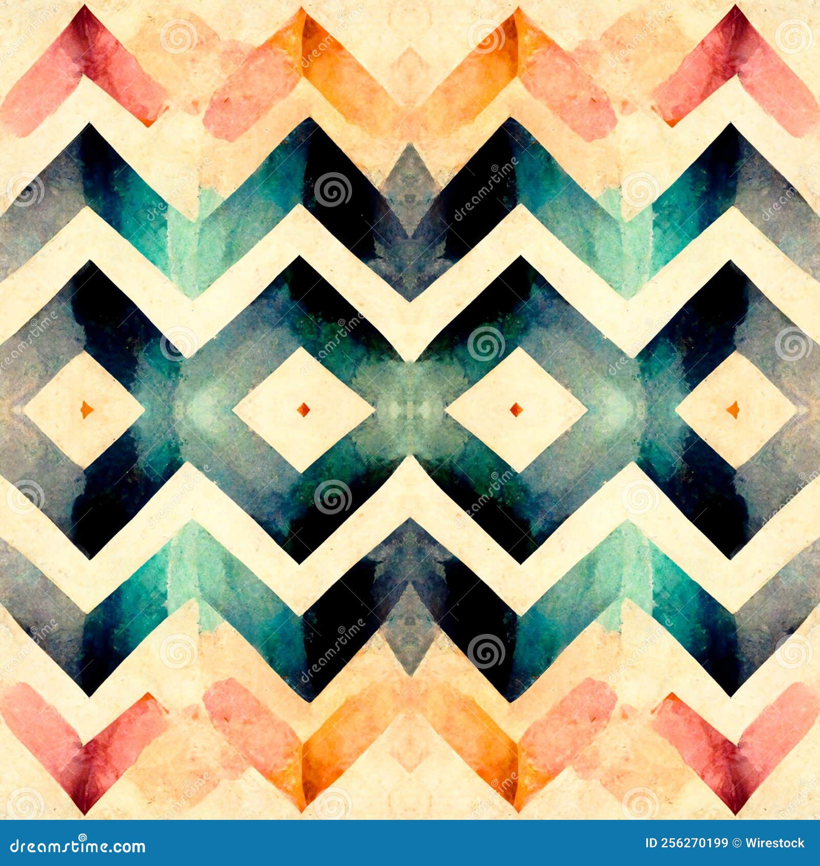 Chevron Herringbone Zig Zag V-shape Seamless Pattern Stock Illustration - Illustration of effect ...