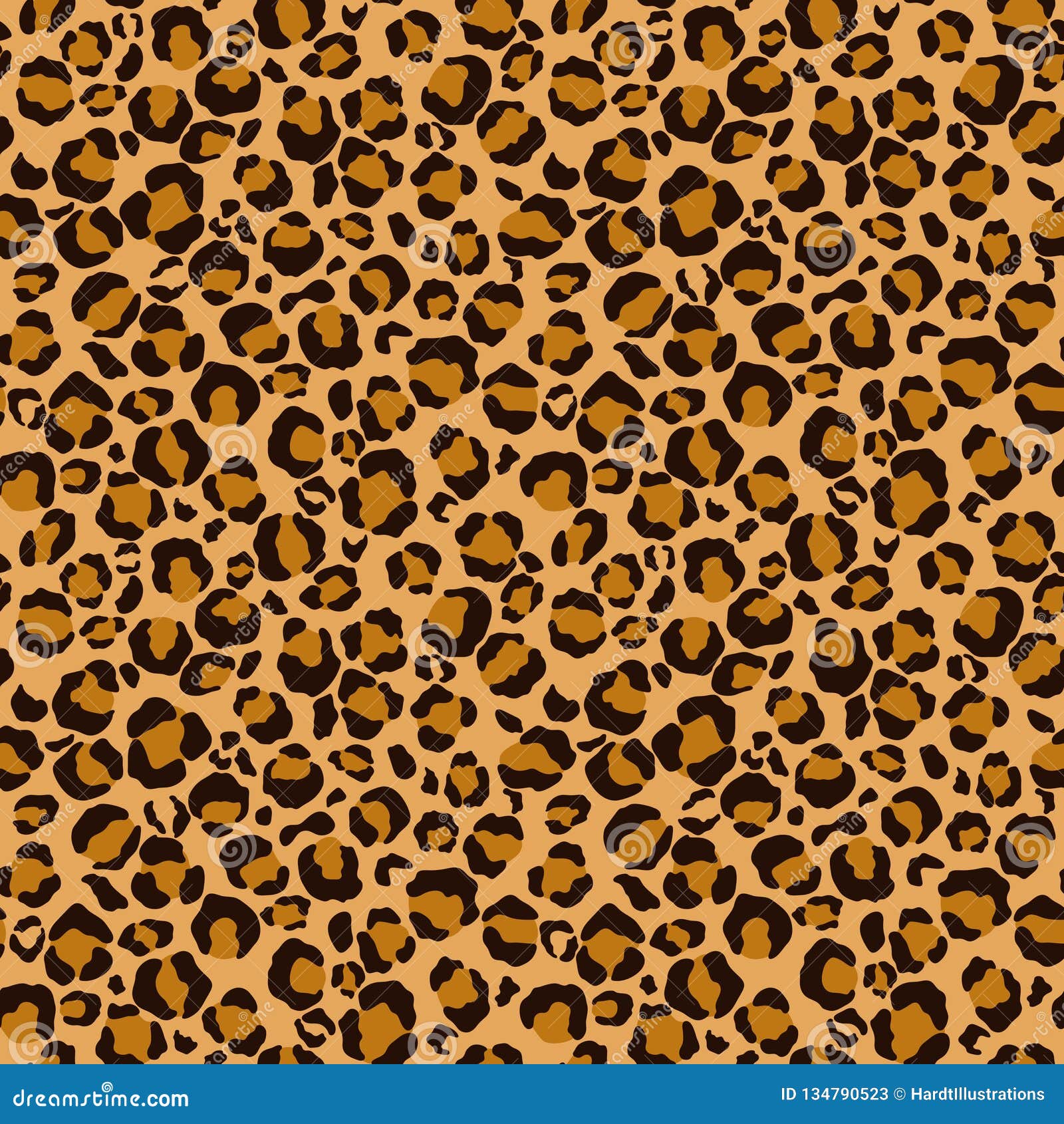 Leopard Print Seamless Pattern Stock Vector - Illustration of paper ...