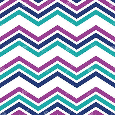 Popular Colorful Zigzag Chevron Pattern Stock Vector - Illustration of ...