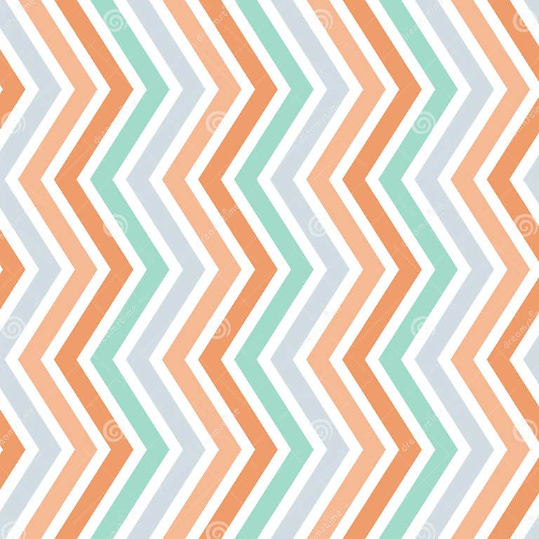 Popular Colorful Zigzag Chevron Pattern Stock Vector - Illustration of ...