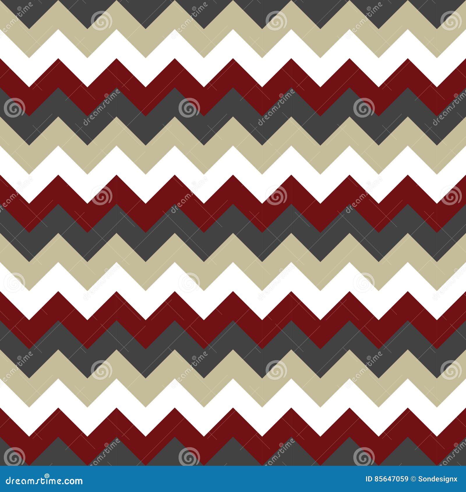 Chevron Pattern Seamless Vector Arrows Design Colorful White Beige Dark ...