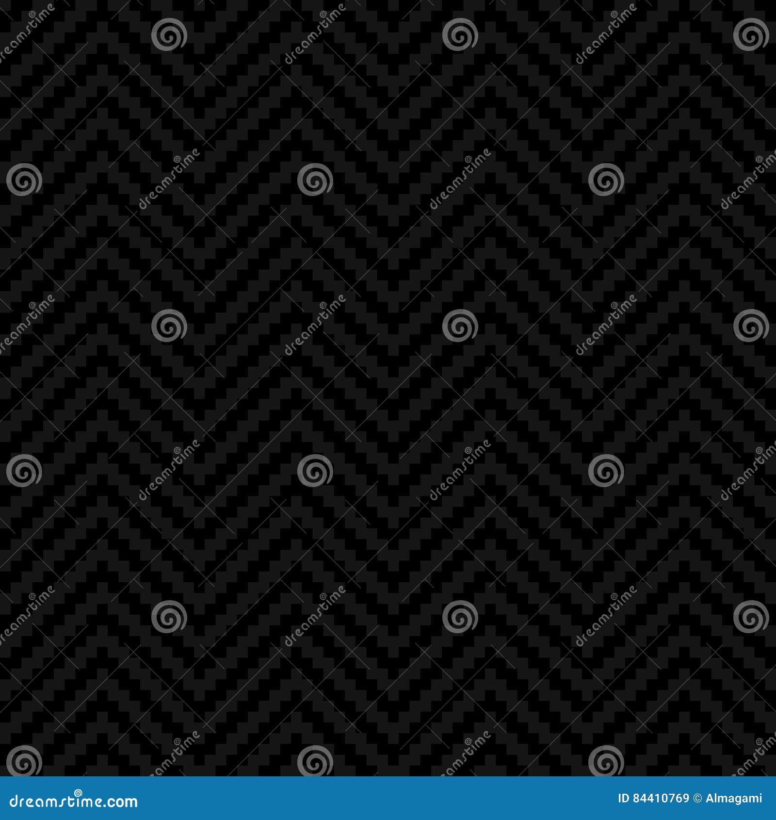 Chevron Pixel Art Seamless Pattern. Stock Illustration - Illustration ...