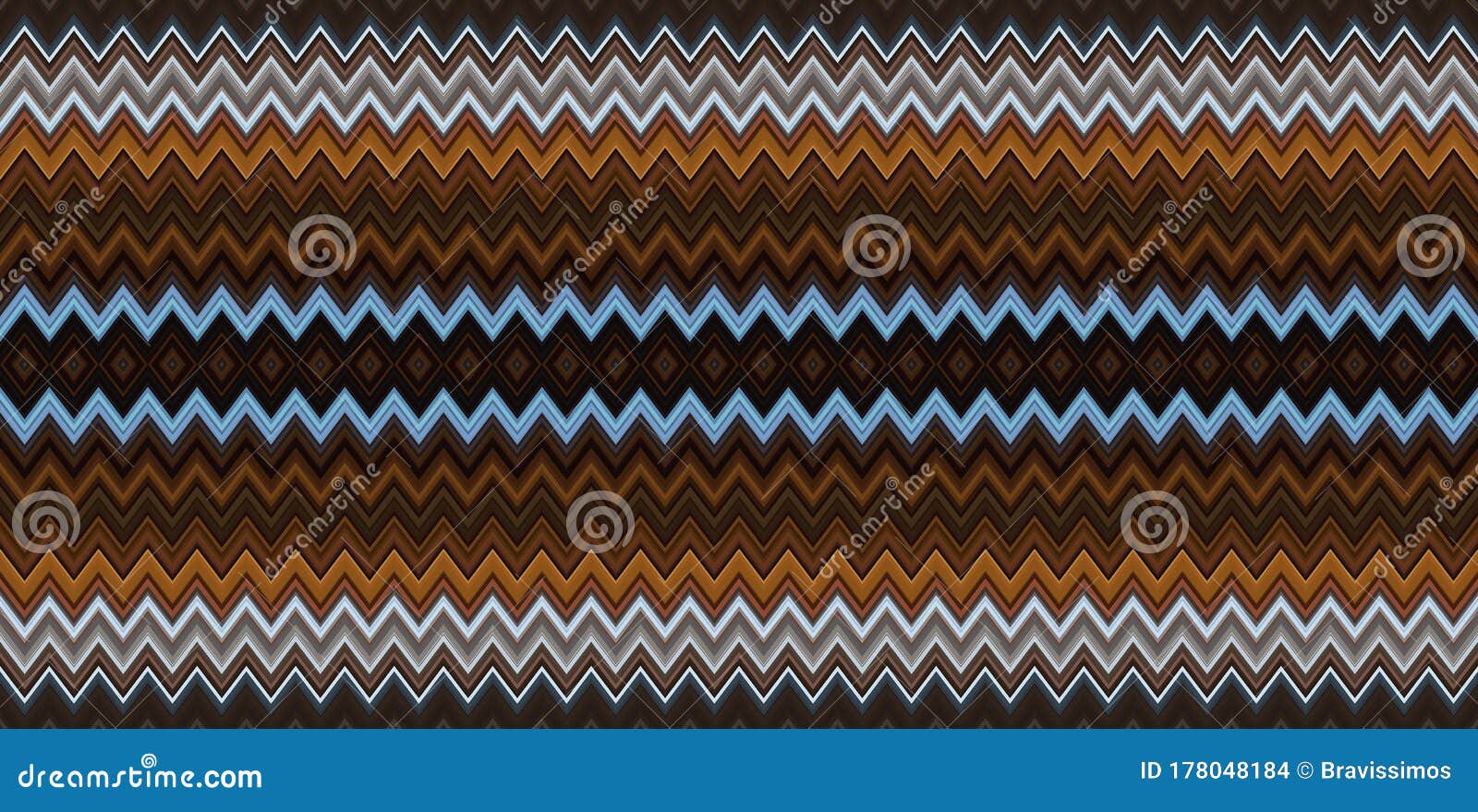 Chevron Zigzag Wave Pattern Olive Green Yellow Abstract Art Background ...